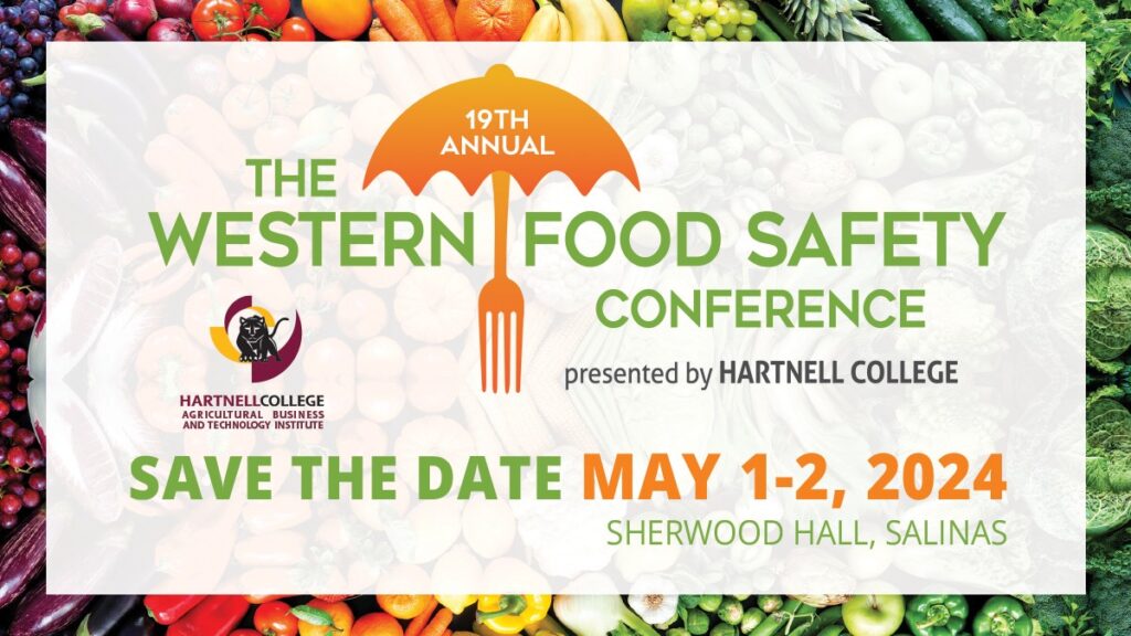 The Western Food Safety Conference | Hartnell Foundation